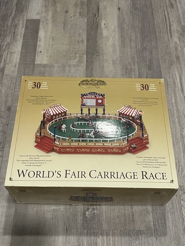 Gold Label Mr. Christmas World’s Fair Carriage Race Complete Works No ...