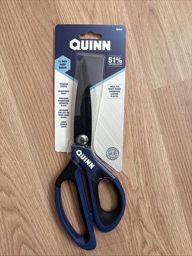 Quinn 11” Shop Shear Scissors Heavy Duty 4.85” Blade titanium Coated | eBay
