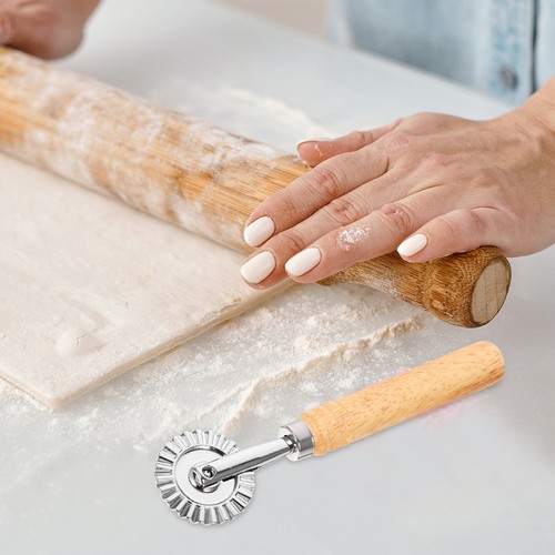 2 Pcs Baking and Pastry Tools Fondant Cake Cookie Flattening Roller ...