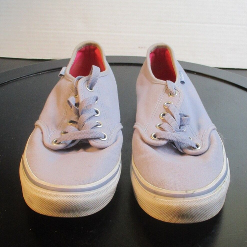 Vans Shoes Womens 7.5 Gray Lace Up Close Toed Colorful Heel pattern Off ...