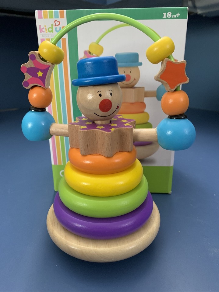 Kidus Clown Stacker With Bead Fun 18m+ | eBay