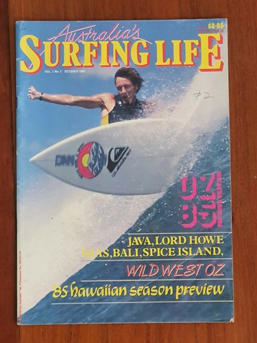 SURFING LIFE MAGAZINE SURF SURFER VOL. #1.==TO VOL.#34 EARLY OCT 85 T0 ...