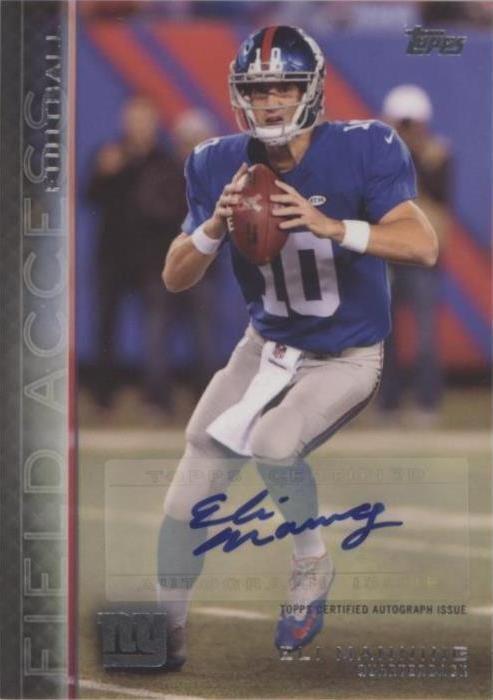 2015 Topps Field Access - Eli Manning #50 Autographs (AU) for sale ...