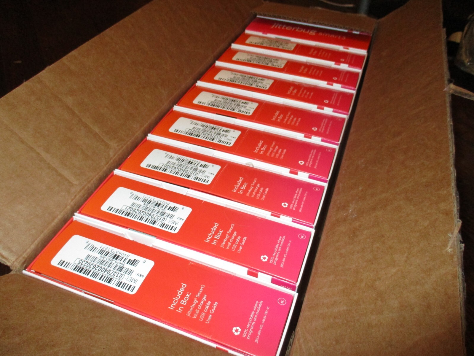 (LOT OF 10) LIVELY Smart 3 Jitterbug Smart Cell Phones for Seniors NEW ...