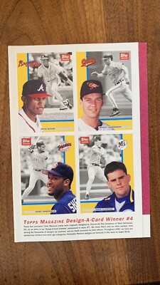 1992 Topps Magazine Baseball Cards MARK MCGUIRE GARY SHEFFIELD Uncut ...