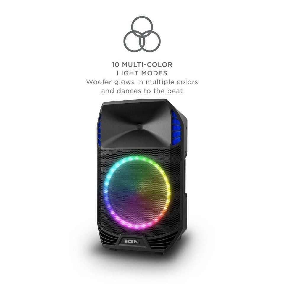 ION Total PA Extreme High-Power Bluetooth Speaker System - Sonic Wide ...