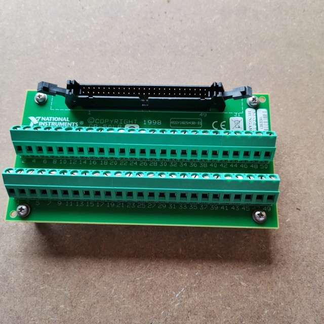 National Instruments Cb-50lp 50 Pin Connector Terminal Board Block for ...