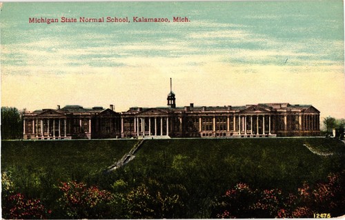 Michigan State Normal School Kalamazoo Mich Postcard 1910s | eBay