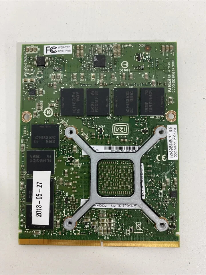 N14E-Q1-A2~NVIDIA QUADRO K3000M 2GB VIDEO GRAPHICS CARD~N14E-Q1-A2 | eBay