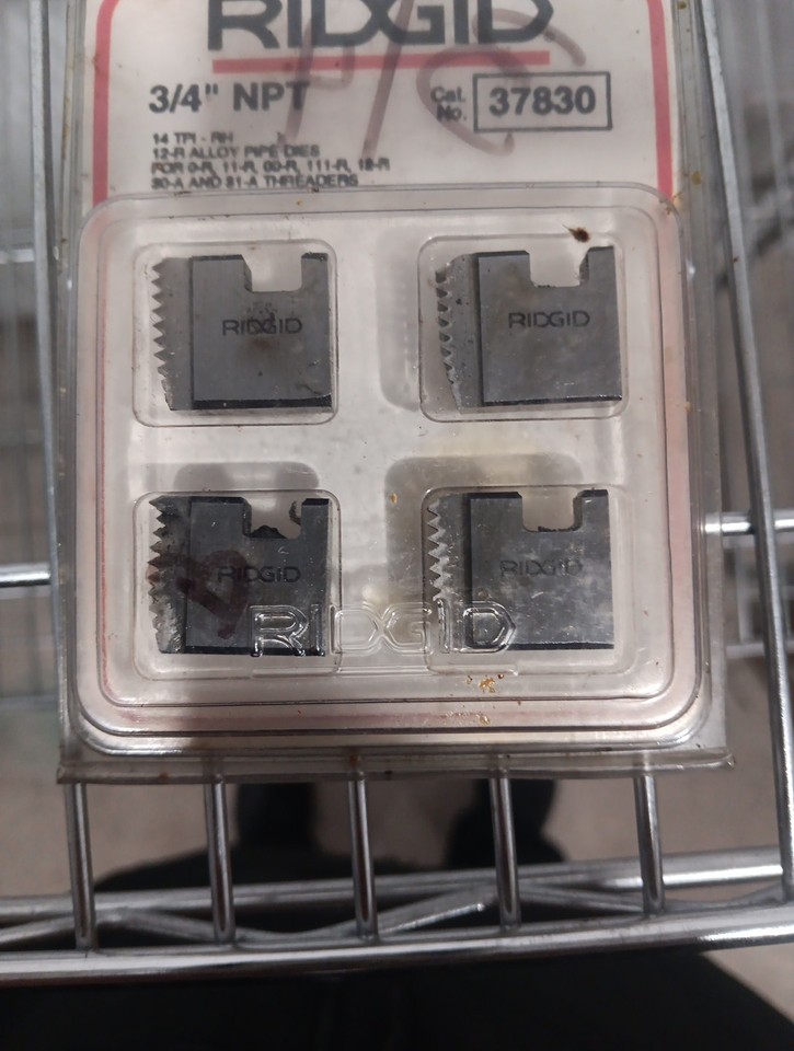 RIDGID 37830 Pipe Threading Dies 703765973267| eBay
