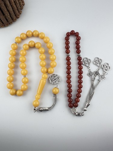 Collectible Islamic 33 PRAYER BEADS Rosaries Misbah Sibha Misbha سبحة ...