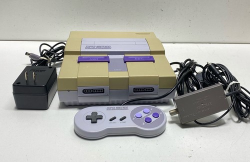 Nintendo SNES Console w/ Accessories In Box- Gray | eBay