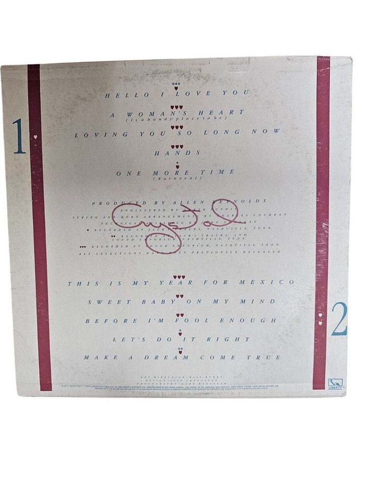 Crystal Gayle "A Womans Heart" Vinyl LP Record Album | eBay