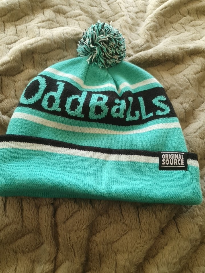 Odd Balls Green Black White Bobble Hat | eBay UK