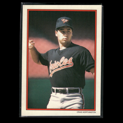Craig Worthington #49 1990 Topps All-Star Set Baltimore Orioles ...