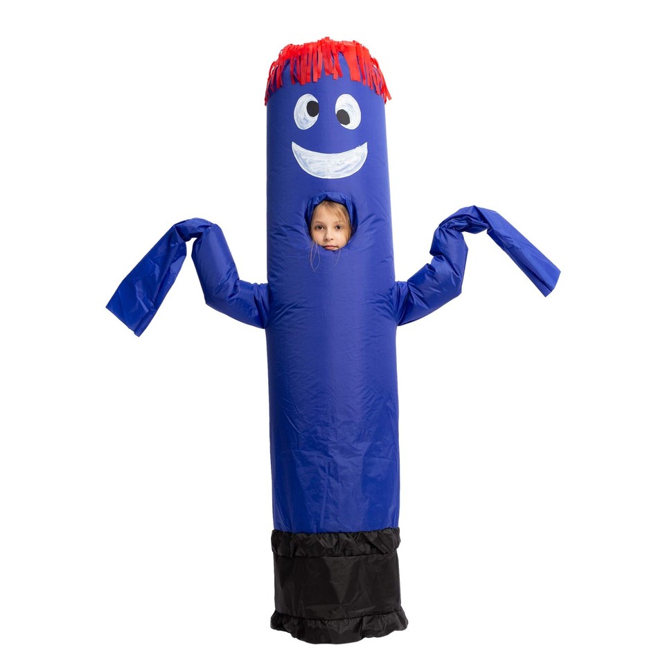 Kids Tube Man Inflatable Costumes Tube Man Wavy Arm Guy Costumes for ...
