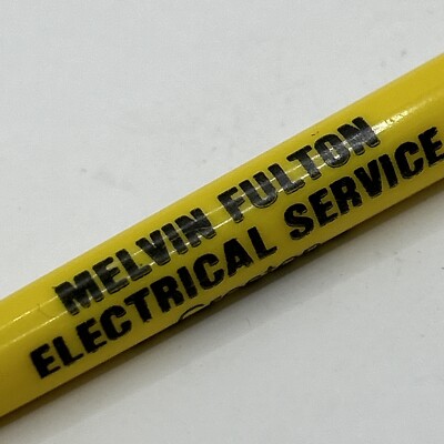 VTG Ballpoint Pen Melvin Fulton Electrical Service Creston Corning IA ...
