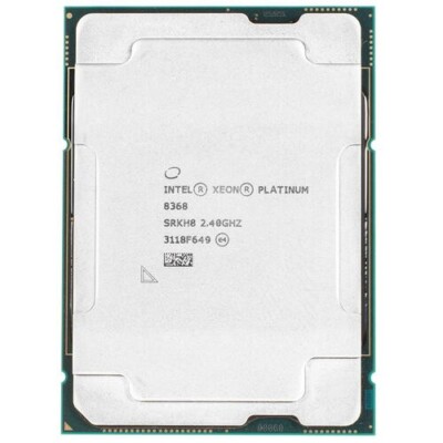Intel SRKH8 Xeon Platinum 8368 Processor 57M Cache, 2.40 GHz FULL ...