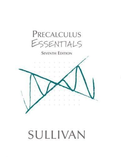 Precalculus Essentials by Michael Sullivan (2004, Hardcover) for sale ...