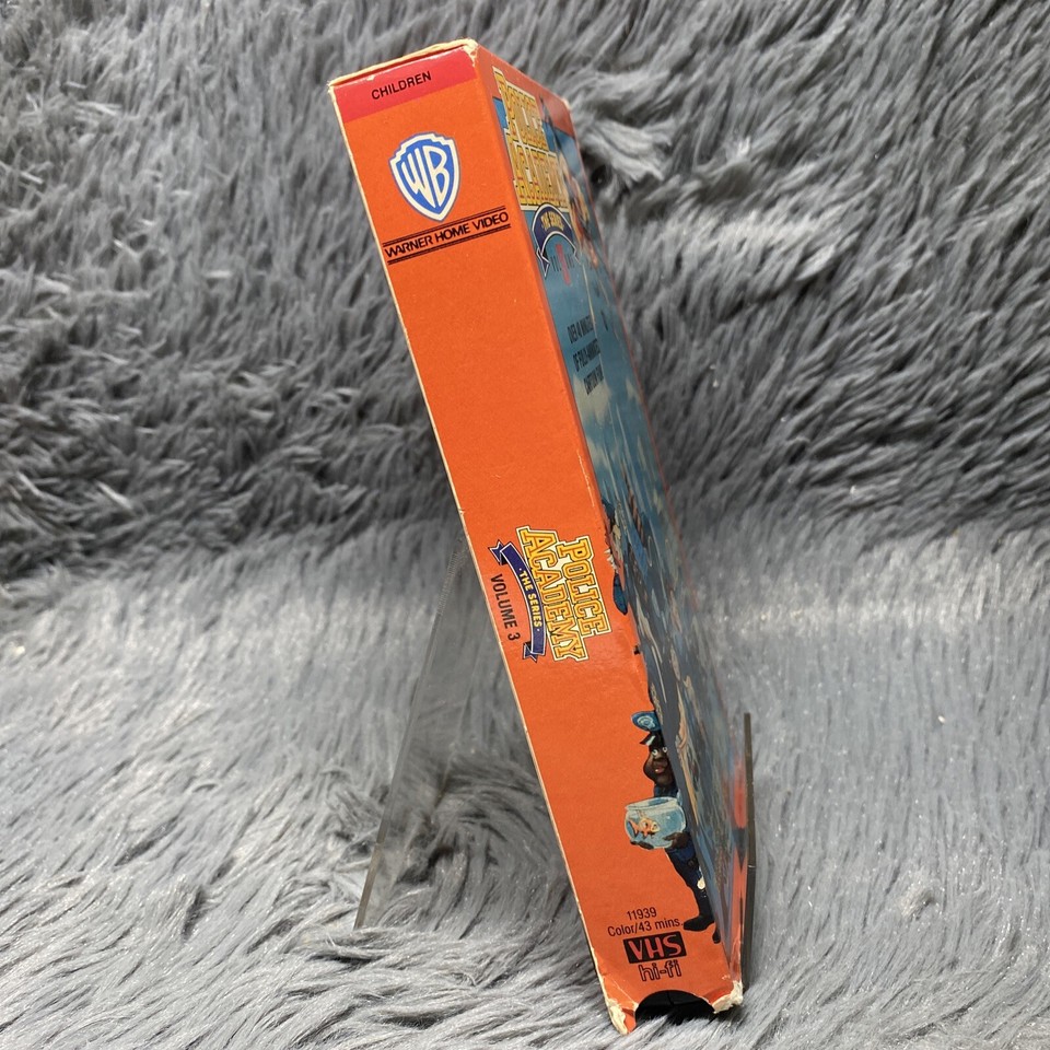 Police Academy The Animated Series Volume 3 VHS 1990 Warner Classic ...