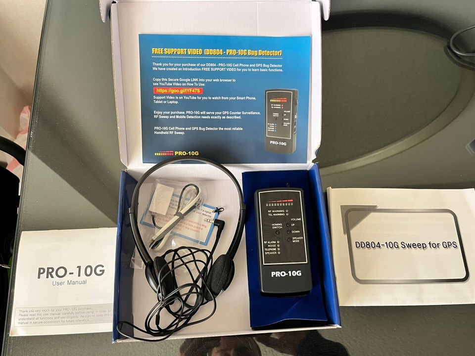 Spy Associates Pro 10-G Hidden Camera Detector / GPS Finder / Bug Sweep ...