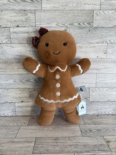 NWT Jellycat Amuseable Large Jolly Gingerbread Ruby 13” Tall Girl ...