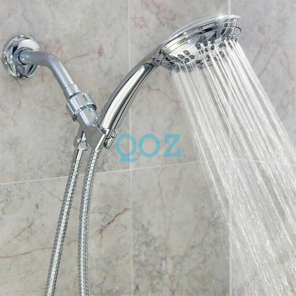 BATHROOM SHOWER HOSE 1.5/2.0/3.0M FLEXIBLE STAINLESS STEEL CHROME ...