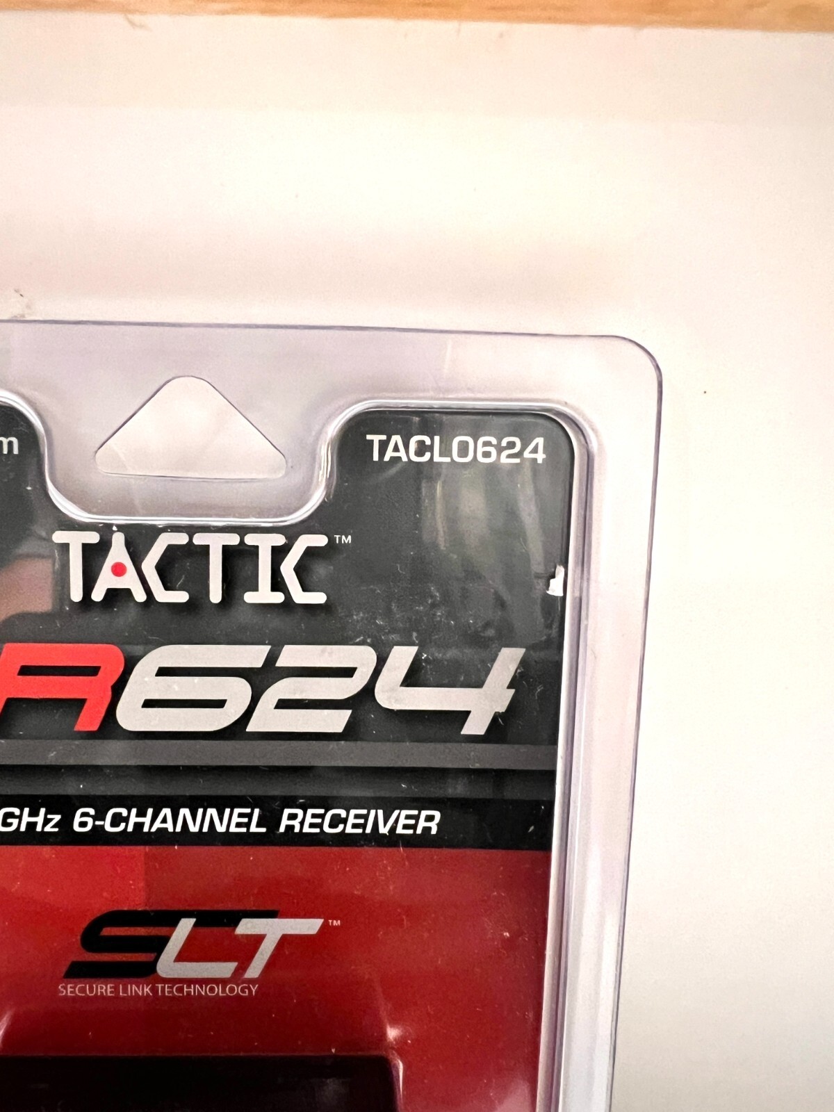 TACTIC TR624 NEW 6 CHANNEL SLT RECEIVER 2.4GHZ RC SINGLE ANTENNA NIB ...