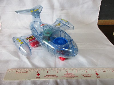 Fisher Price Little People Wonder Woman Invisable airplane Jet part toy ...