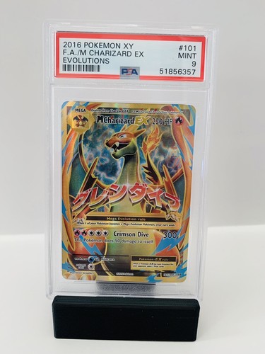 MEGA CHARIZARD EX 2016 Pokemon XY Evolutions Full Art 101/108 MINT PSA ...