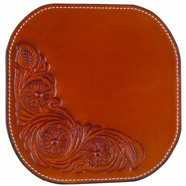 Circle Y Walnut Grove Floral Tooled Flank Cinch Set - REGULAR OIL ...