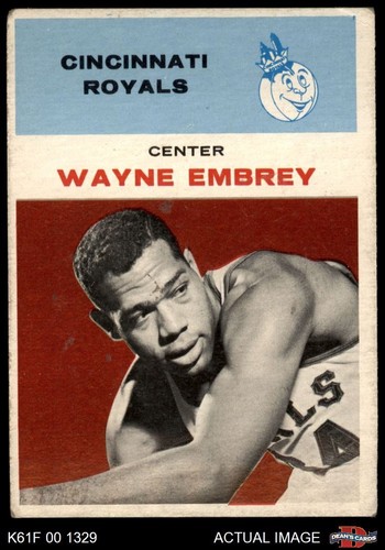 1961 Fleer #12 Wayne Embrey Royals-BskB RC HOF 1.5 - FAIR | eBay
