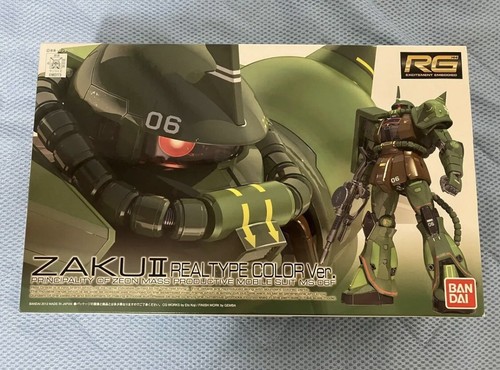 BANDAI RG 1/144 Zaku II Real Type Color Ver. Model Kit Unassembled ...