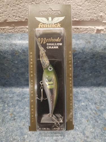 Fenwick Methods Shallow Crank 4 1/8" 7/16oz Fishes Like Rapala Shad Rap ...