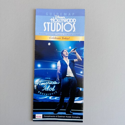 2009 Hollywood Studios Walt Disney World Guide Map Book American Idol ...