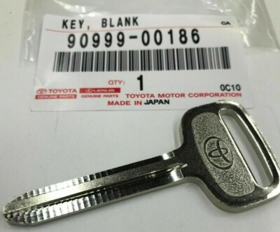 Toyota OEM Uncut Non Chip Ignition Master Key Blank 90999-00186 ...