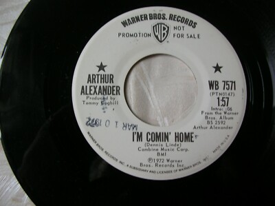 ARTHUR ALEXANDER I'm Comin Home It Hurts To Want It 1972 soul r&b 7 ...