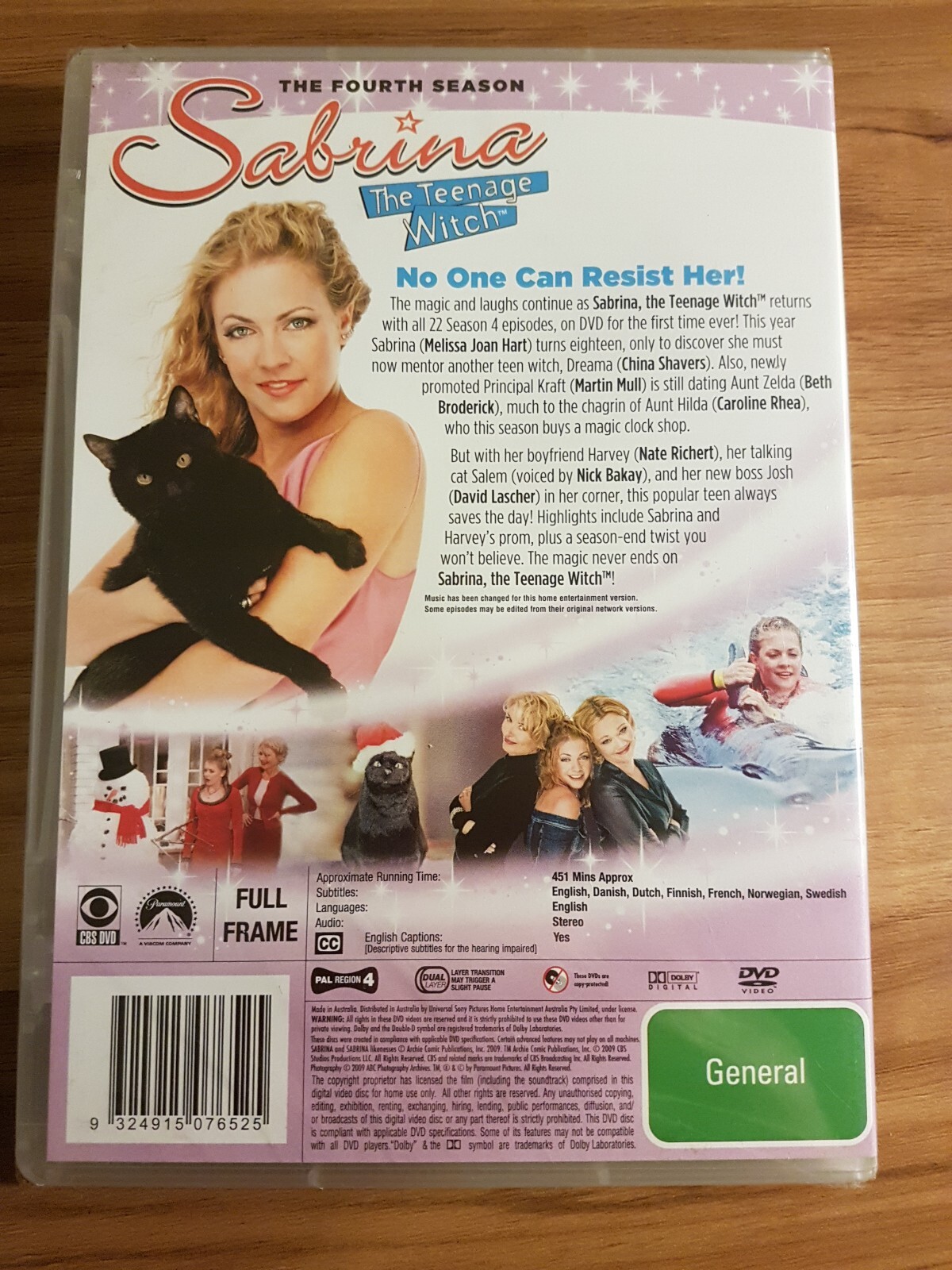 Sabrina the Teenage Witch : Season 4 ( DVD, 1999) 9324915076525 | eBay ...