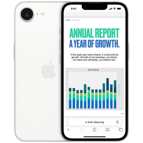 iPhone 16e 256GB White - A18 Chip, 48MP Fusion Camera, Supersized ...