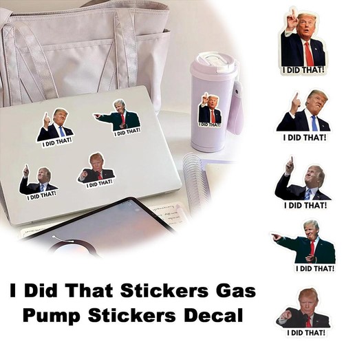 50 - 100pc Stickers, I Did That, Gas Pump Stickers Single-sided Stick ...