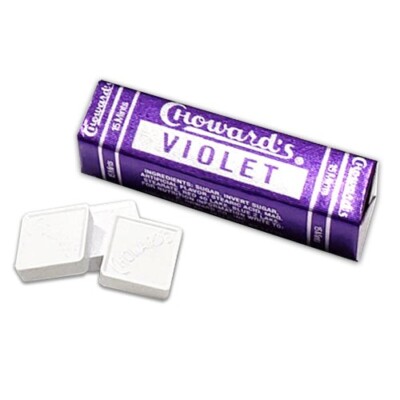 Chowards Violet Squares Mints 12 Packs Free Shipping | eBay