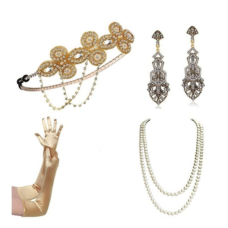 Flapper Accessories for Womens 1920s Gatsby Costume Accessory Roaring ...