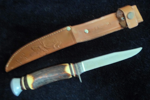 Edge Brand Fixed Knife Solingen Germany Super Hollow Ground 468 With ...