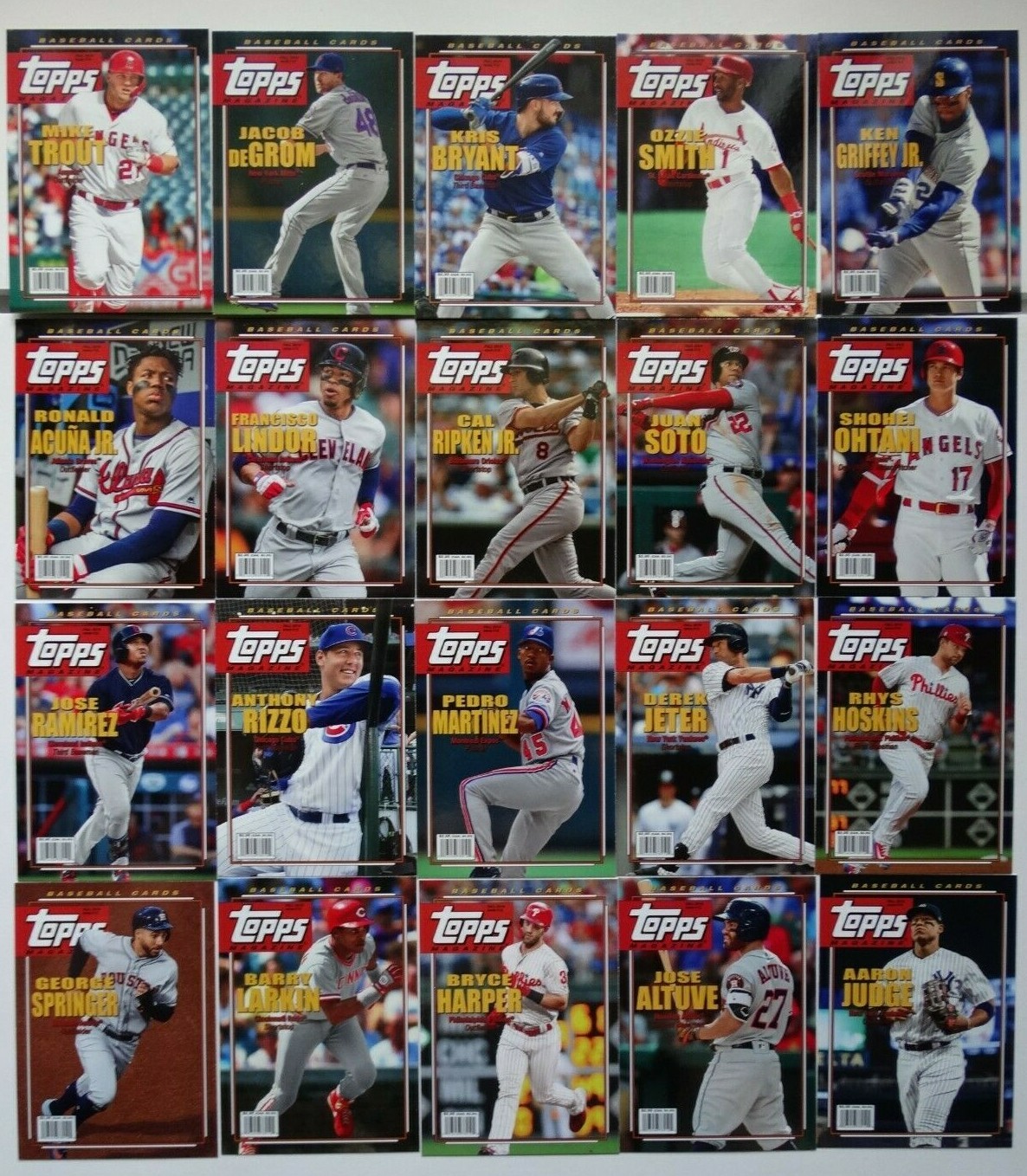 2019 Topps Archives Topps Magazine Baseball Cards Complete Your Set U ...