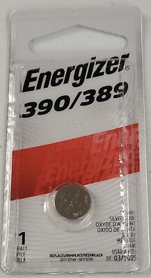 Energizer Watch Battery 390/389 replaces SR1130SW, SR1130W, V389, V390 ...