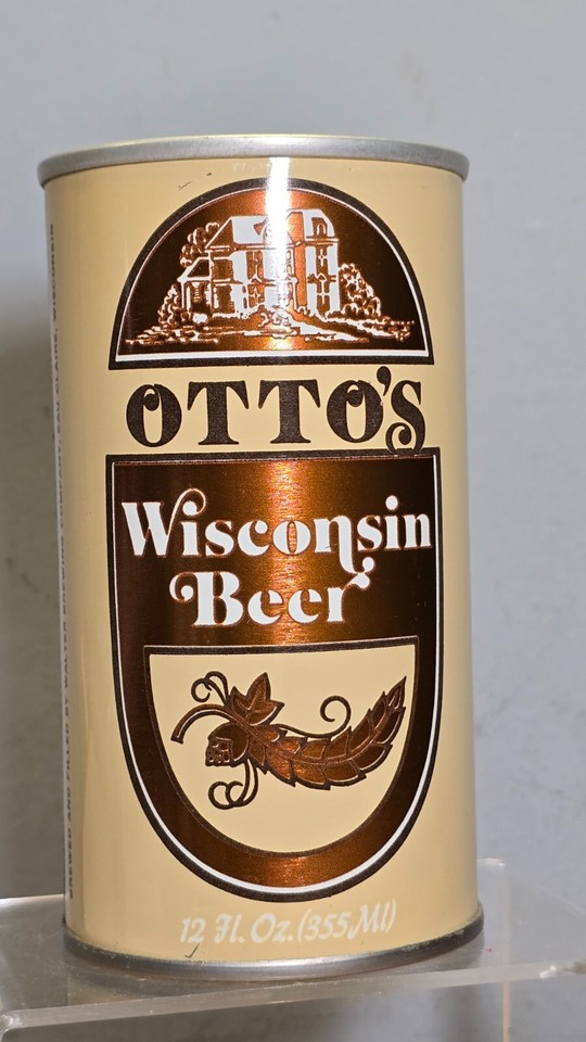 Vintage Otto's Wisconsin Beer Can Pull Tab Top Empty 12oz Madison ...