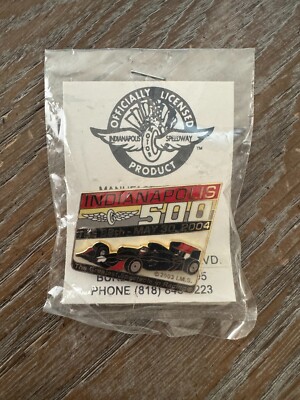 2004 Indianapolis 500 Car Mount Collector Lapel Pin Indy 500 Buddy Rice ...