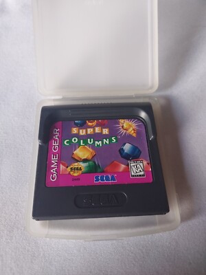 Game Gear Video Game "Super Columns" Sega Sports With Plastic Case | eBay