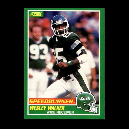 Wesley Walker 1989 Score New York Jets #312 R329P 76 | eBay