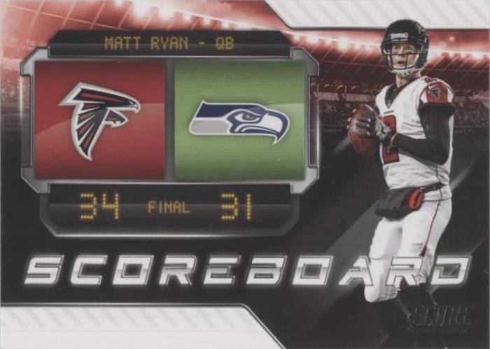 2018 Score - Scoreboard Matt Ryan #10 for sale online | eBay